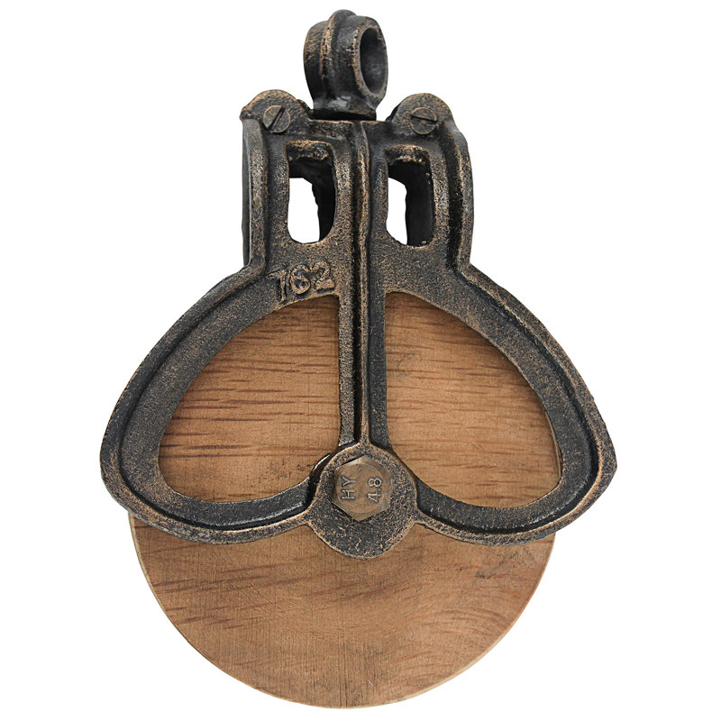 Design Toscano Vintage Wheel Farm Pulley Sculpture Reviews Wayfair